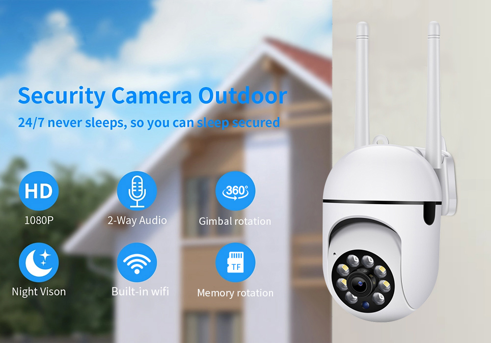 Junyue A7 IP Camera Smart Outdoor Home Security Auto Tracking Human ...