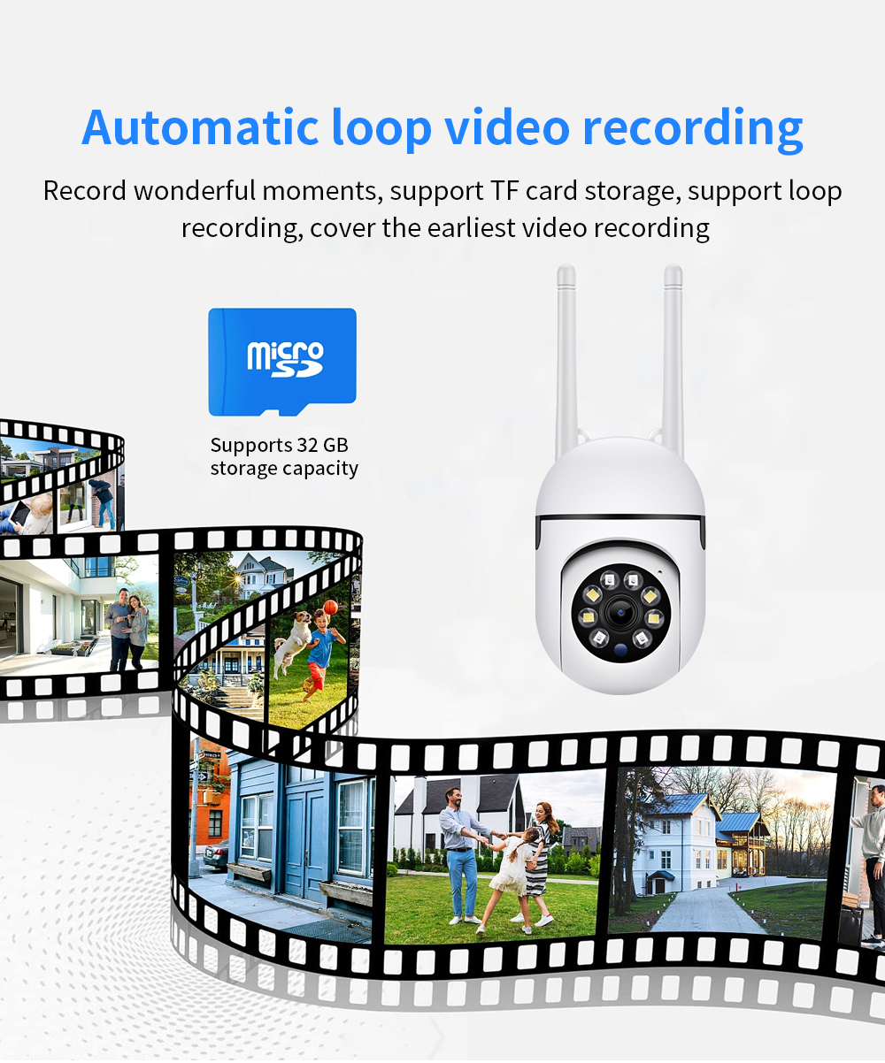 Junyue A7 IP Camera Smart Outdoor Home Security Auto Tracking Human ...