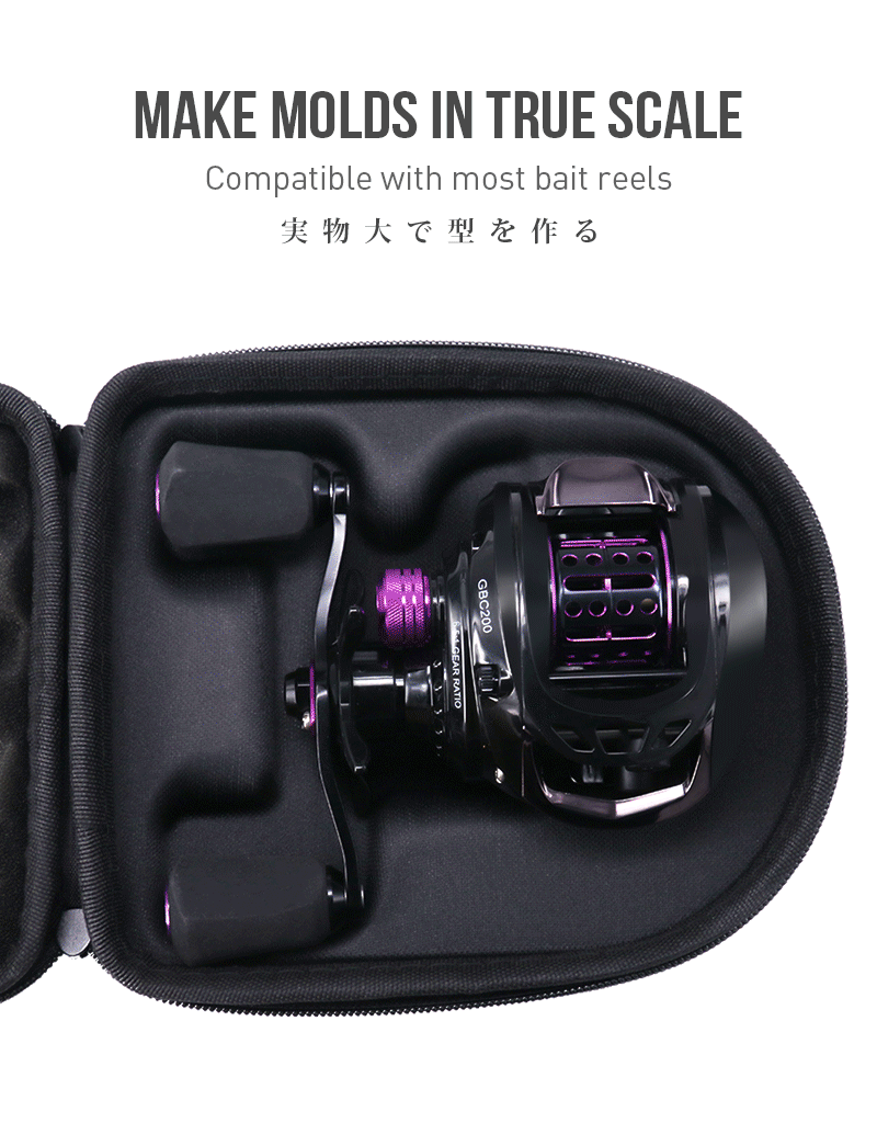 SEASIR Baitcasting Fishing Reel Bag Black Blue Red EVA Water Drop reel ...