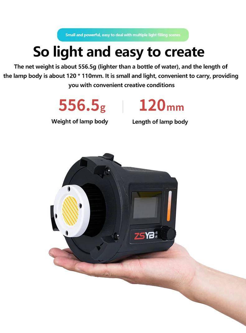 CL 80Bi Portable Handheld Light LED Live Broadcast Fill Light 80W Soft ...
