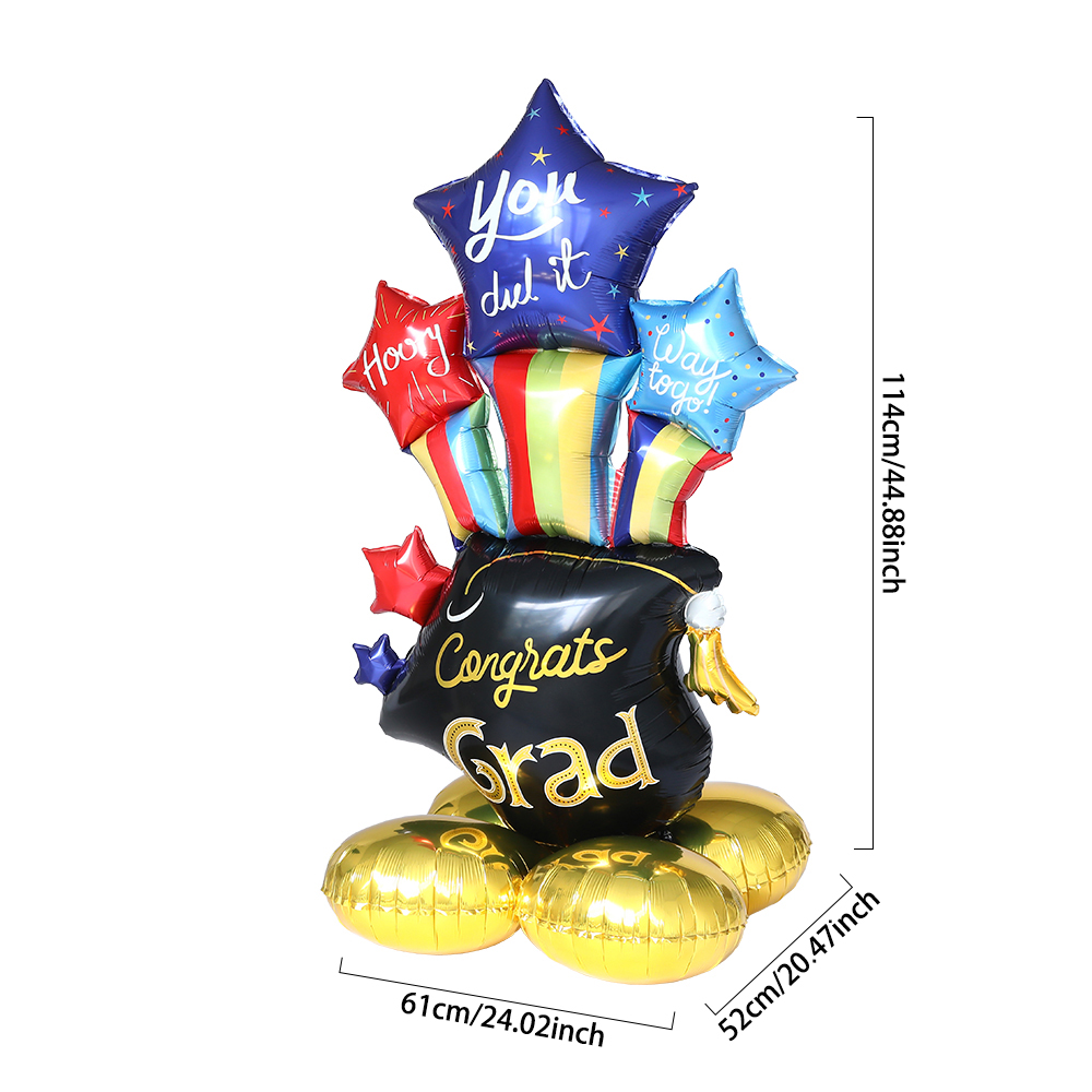 48inch Graduation Season Aluminum Film Decorative Balloon Cartoon ...