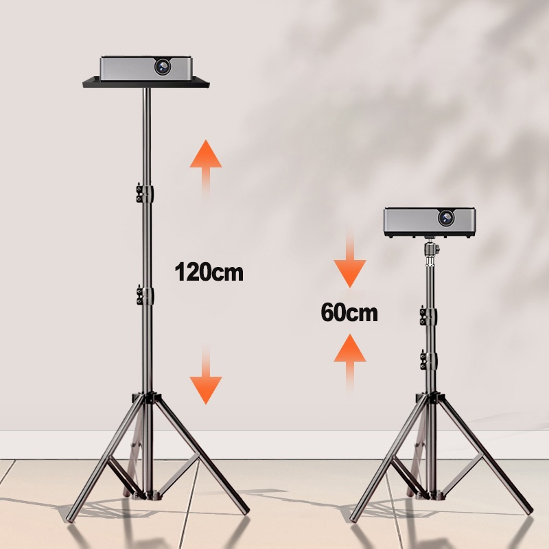 Projector Mount 60-120cm Adjustable Height Projector Stand Tripod ...