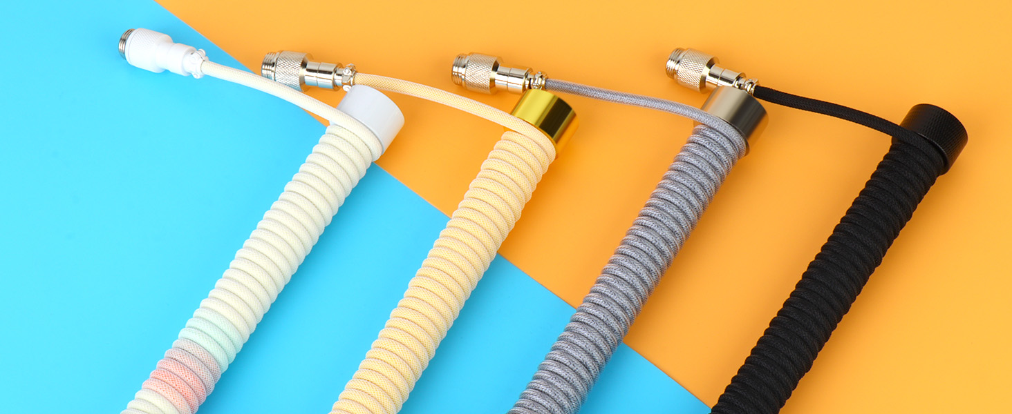 Keyboard Coiled Cable Winder Cable Rod Metal Bar Coil Decorative Rod ...