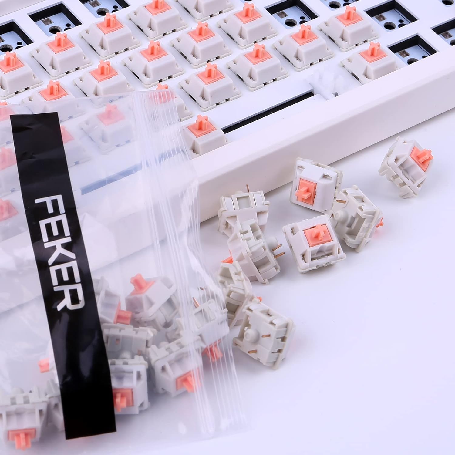 Pre-lubed 70 90 110 PCS 3 Pin FEKER Panda Switch is Similar To The Holy ...