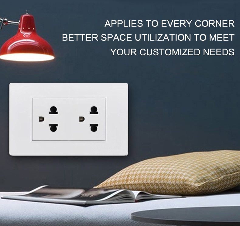 LEJIA modern lighting wall white switch 13A universal socket power ...