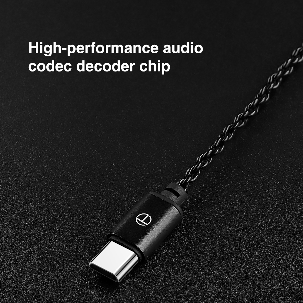 TRN Type-C USB C wire QDC S C PIN Connector Upgrade cable for TRN V10 ...