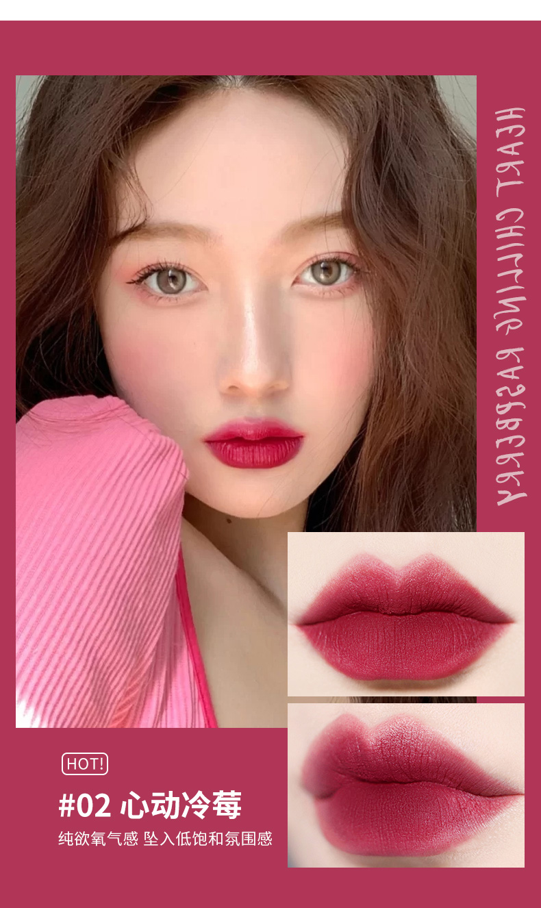 Transparent Transparent Ice Cube Velvet Lip Glaze/Lip Balm Lip Gloss ...