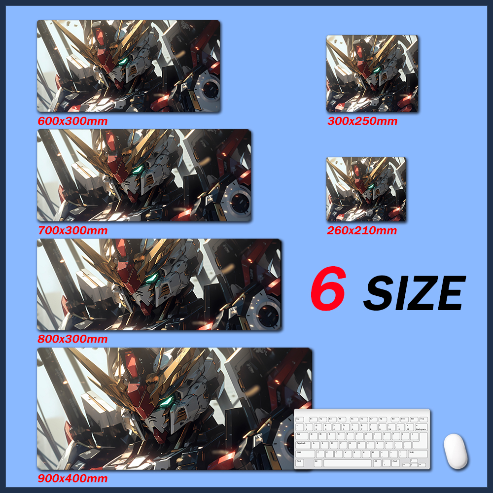 AI Gundam Mouse pad | Extended Gaming Mousepad | Waterproof Non-Slip ...
