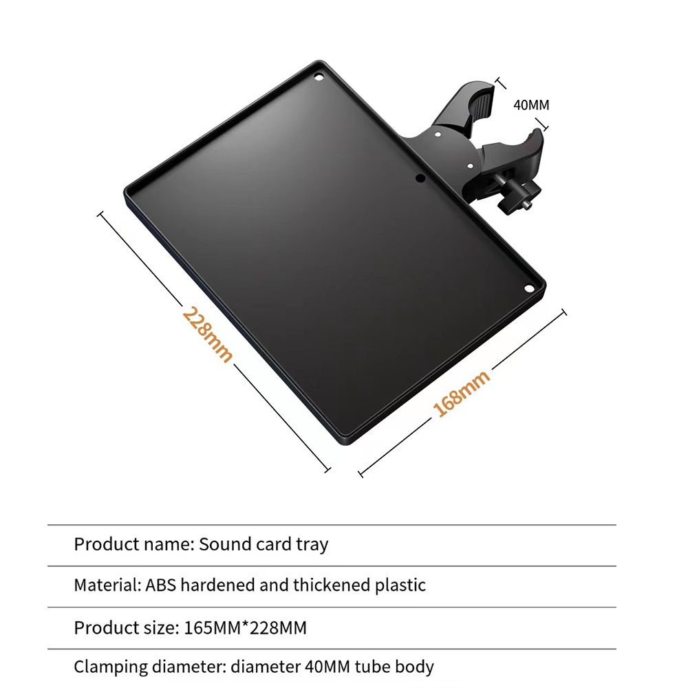 Cell Phone Live Stands Microphone Sound Card Tray Plastic Pallet Holder ...