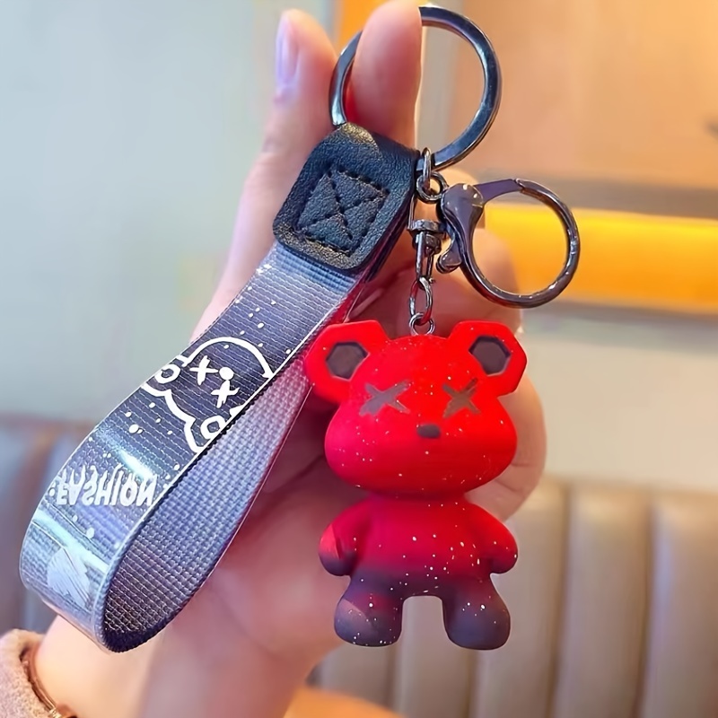 Violent Bear Keychain Pendant Female Couple Graffiti Bear Male Car ...