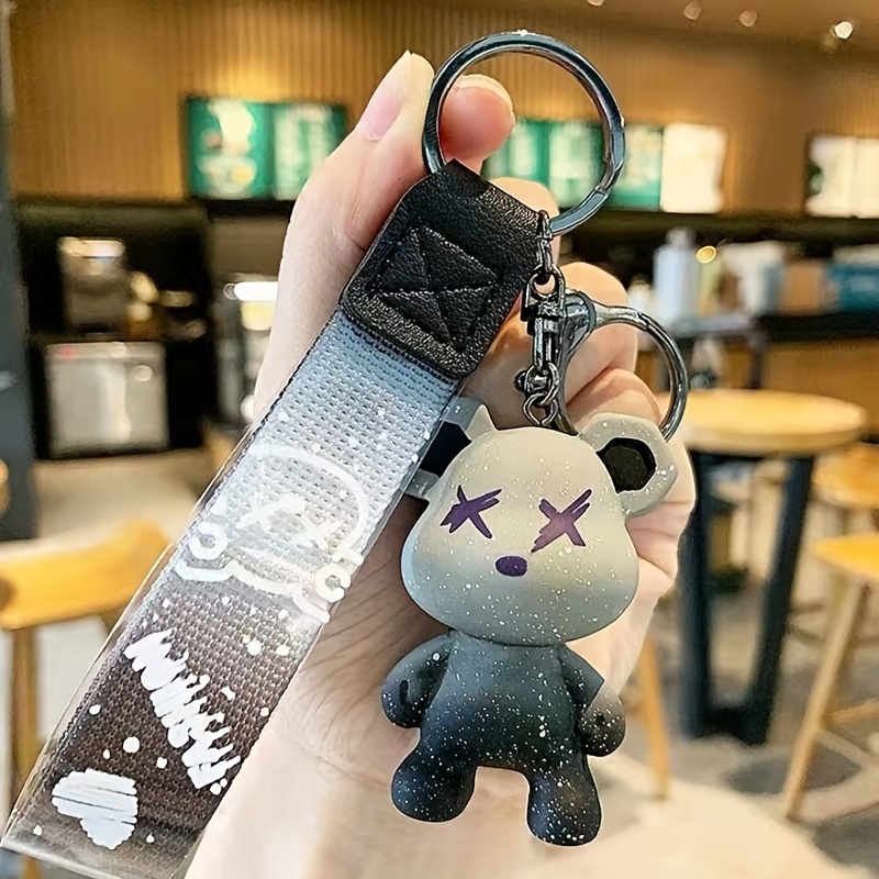 Violent Bear Keychain Pendant Female Couple Graffiti Bear Male Car ...