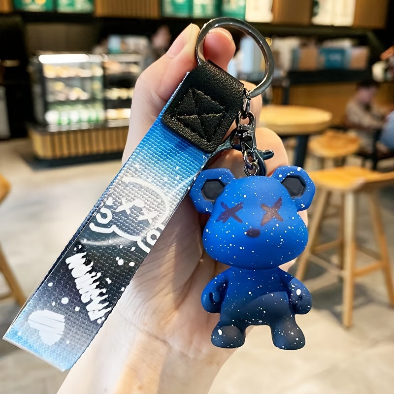 Violent Bear Keychain Pendant Female Couple Graffiti Bear Male Car ...