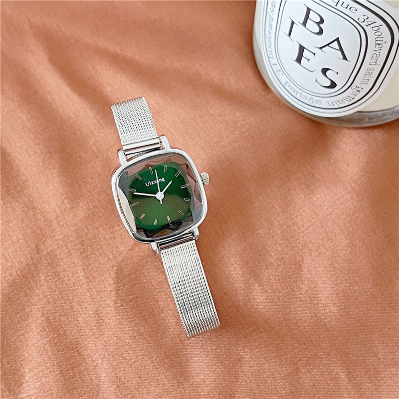 Simple Korean casual women's watch mesh with high-grade sense quartz ...