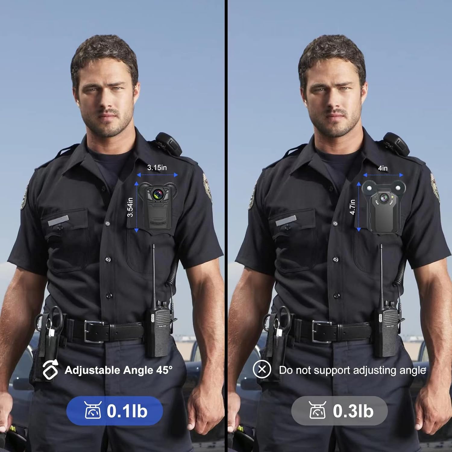 Body Camera Mount, Universal Magnetic Suction Back Clip with 6pcs ...