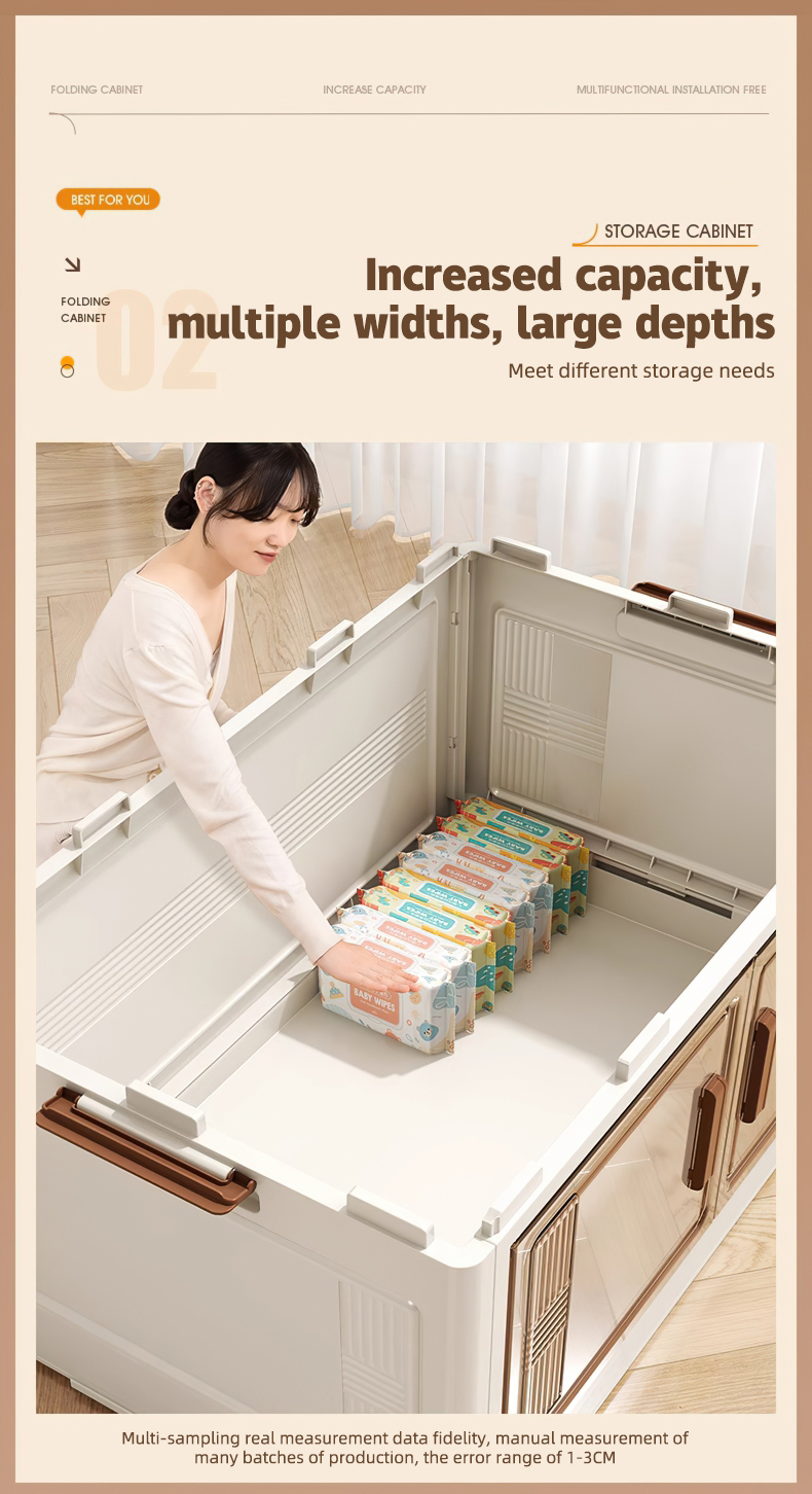 🔥Buy 1 Free 1🔥Storage Box Foldable Organizer Multipurpose Stackable ...