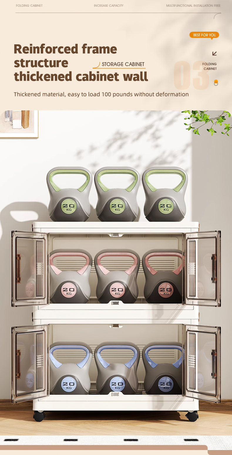 🔥Buy 1 Free 1🔥Storage Box Foldable Organizer Multipurpose Stackable ...