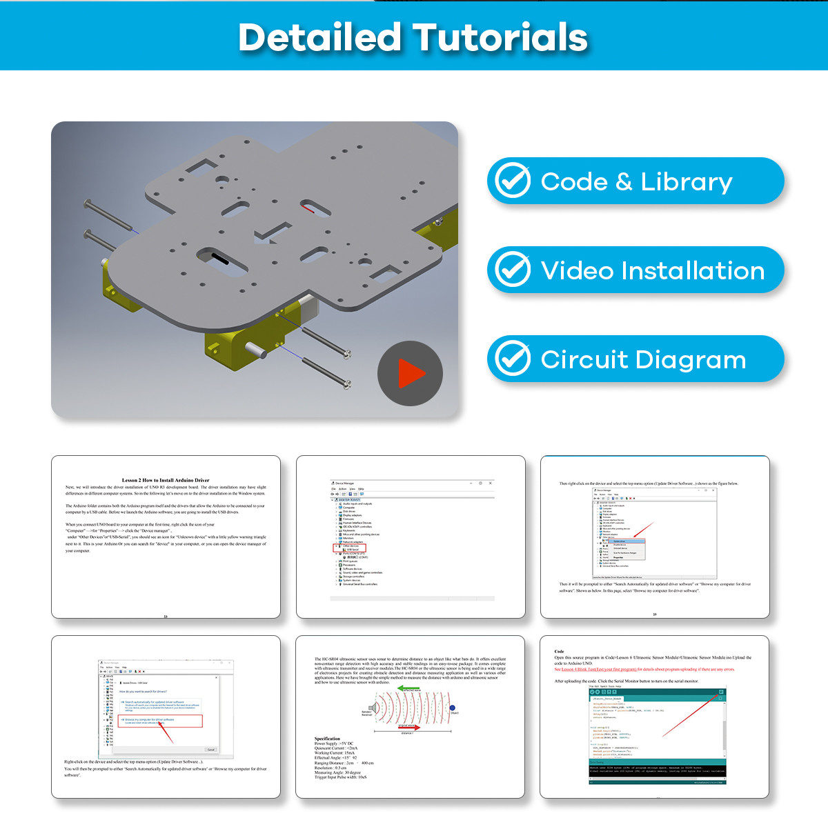 Lafvin 4wd Smart Robot Car Kit Esp32 Cam Wifi Camera For Arduino Programming Esp Robot With