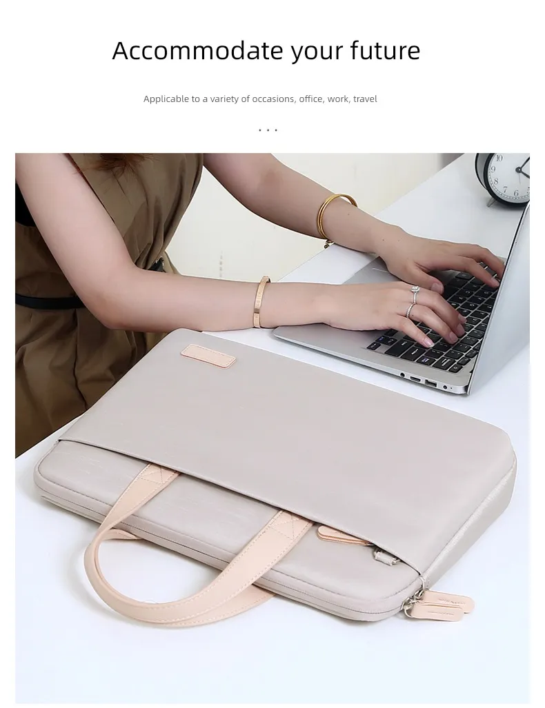 【Malaysia Ready stock】Women's simple laptop bag shoulder handbag 14/15 ...