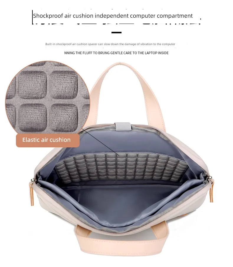 【Malaysia Ready stock】Women's simple laptop bag shoulder handbag 14/15 ...