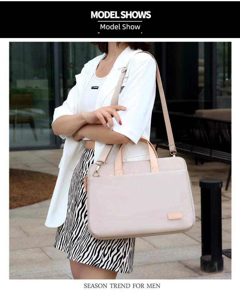 【Malaysia Ready stock】Women's simple laptop bag shoulder handbag 14/15 ...