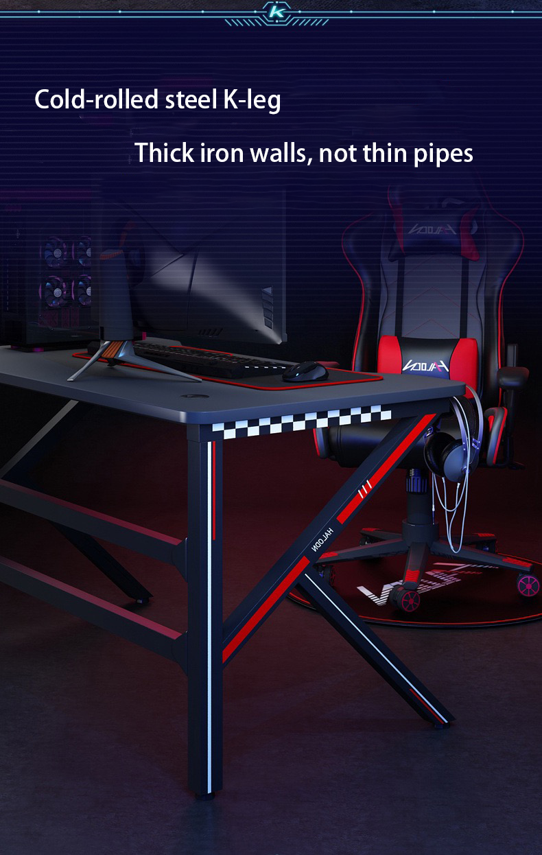 140/120/100cm Computer Gaming Table Office Desk Study Table Meja ...