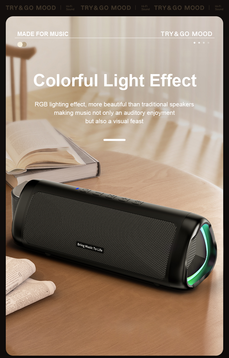 XDOBO 20W Wireless Portable Bluetooth Speaker Outdoor Cycling Subwoofer BMTL Try&Go Mood ...