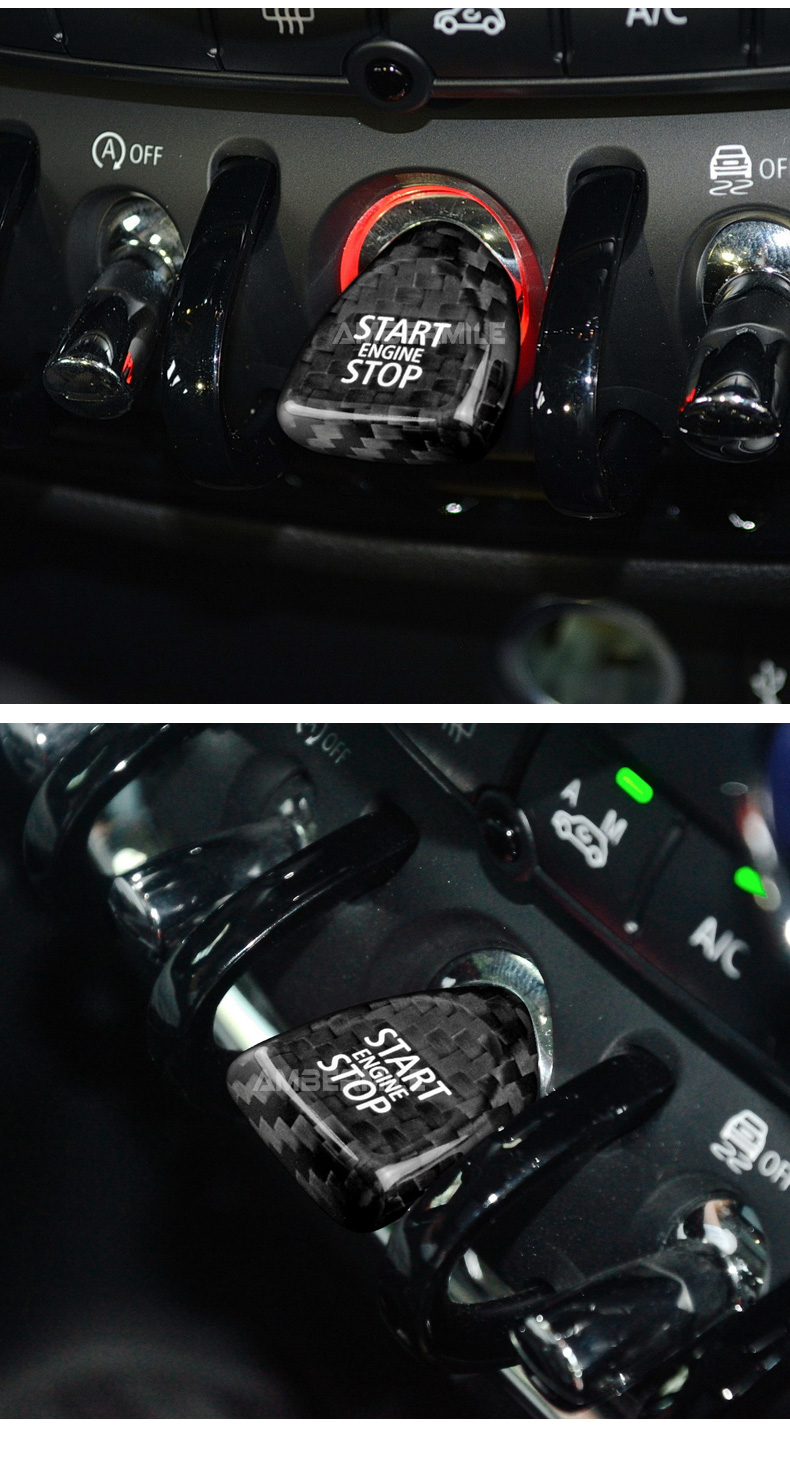 Carbon Fiber for Mini Cooper F54 F55 F56 F57 F60 Accessories Ignition ...