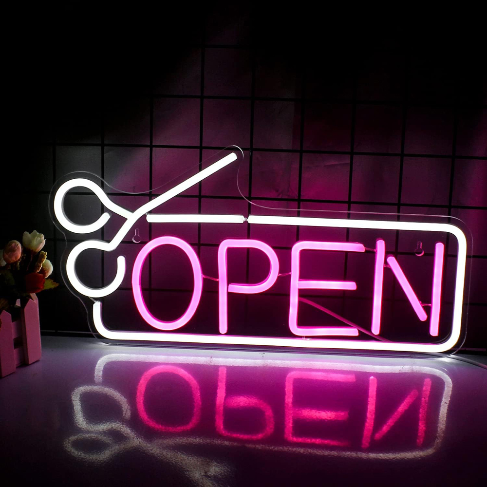 Hair Salon Neon Sign Beauty Room Decor Barber Neon Light Salon LED ...