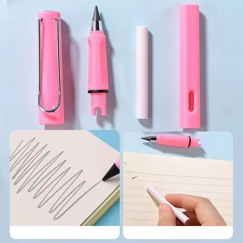21pcs Eternal Pencil Unlimited Pencil Technology Inkless Metal Pen ...