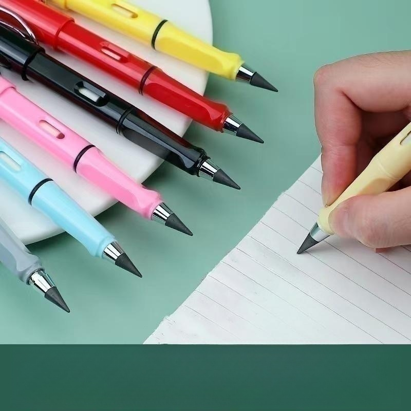21pcs Eternal Pencil Unlimited Pencil Technology Inkless Metal Pen ...