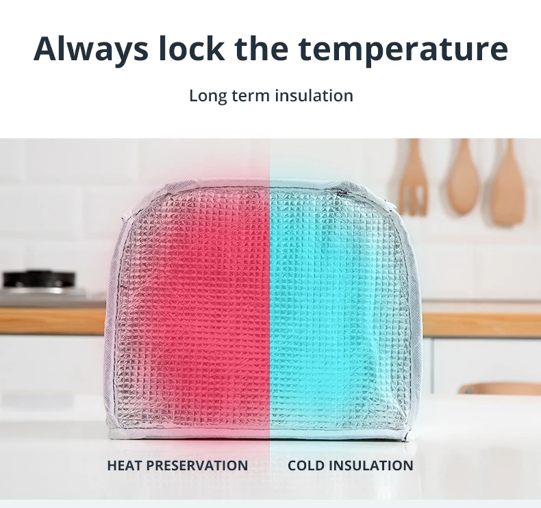 Insulated Lunch Bag Insulation Bento Pack Aluminum Foil Rice Bag Meal ...