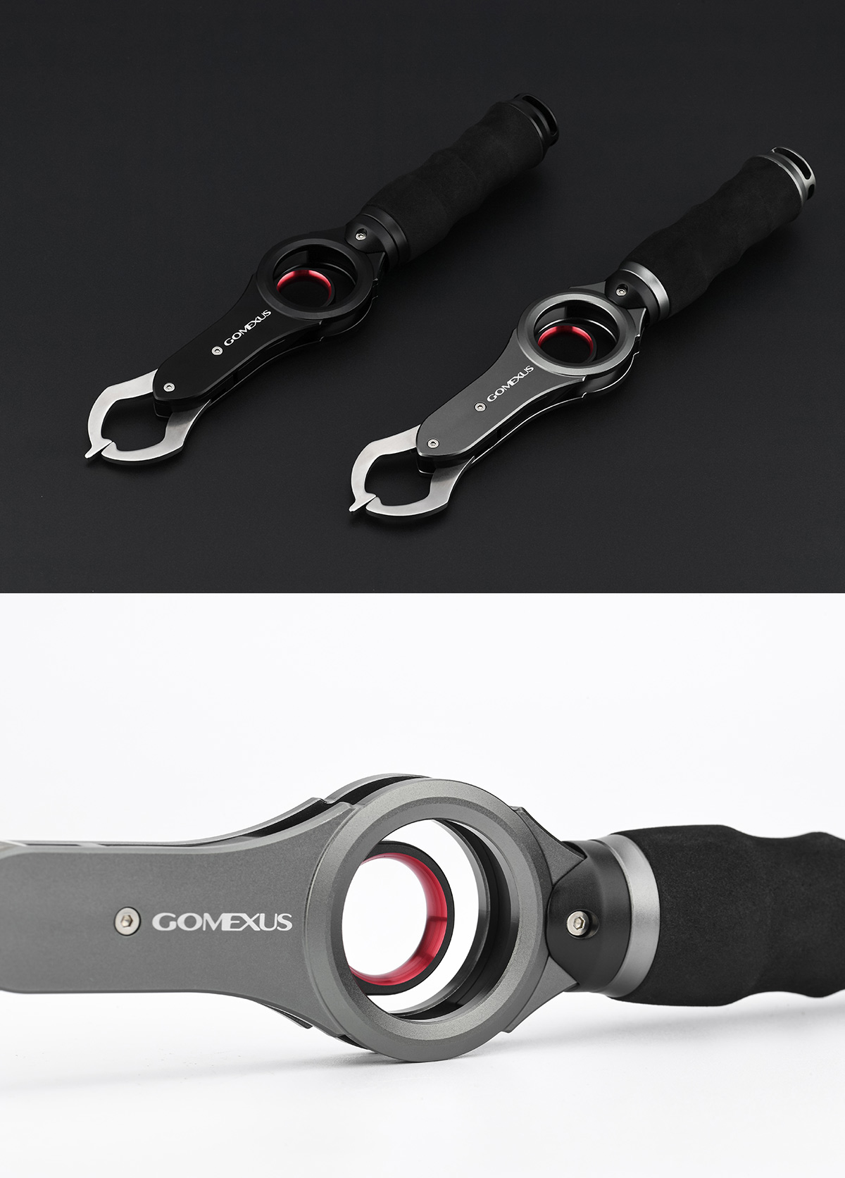 Gomexus Fishing Gripper Aluminum Fish Grip Fish Tackle Lip Grip Holder ...