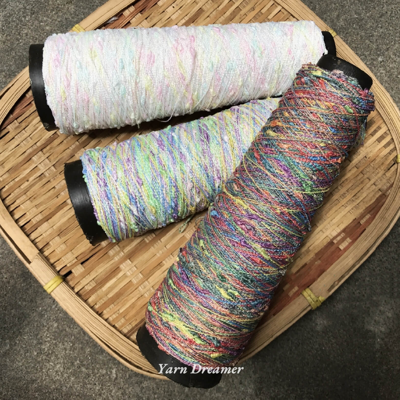 4 Styles Retro Gradient Color Knot Yarns Fine Wool Yarn for Hand ...