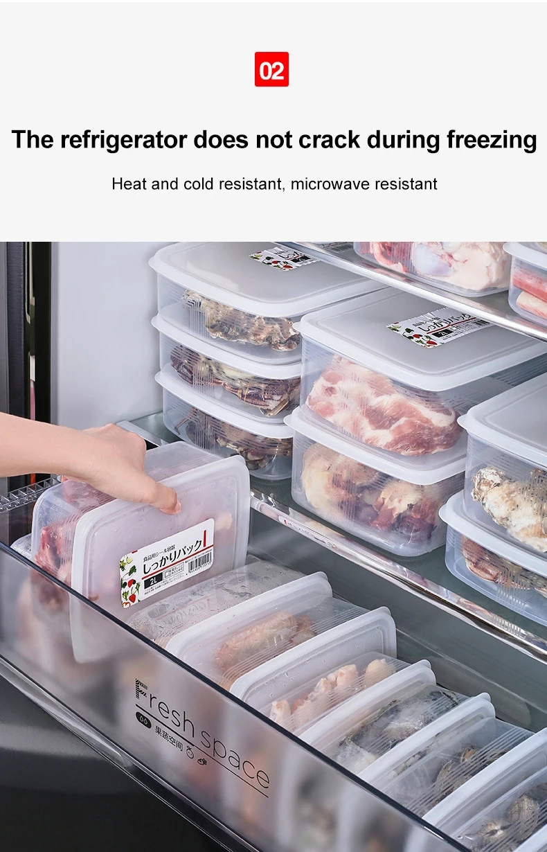 1PC Refrigerator Preservation Box Frozen Meat Refrigeration Box Food ...