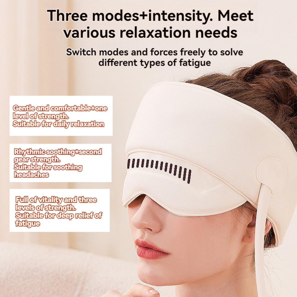 Head Massager Airbag Massage Cap Scalp Cervical Eye Massager With ...