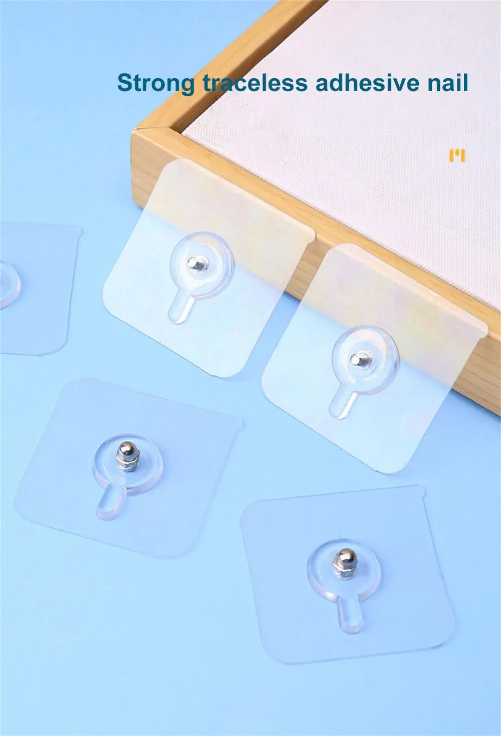 10Pcs Traceless Self Adhesive Wall Nail Photograph Mural Phase Frame ...