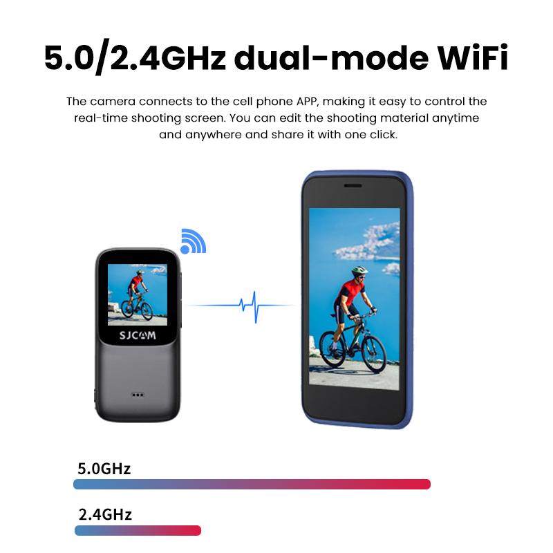 SJCAM C200/C200PRO 4K Mini WiFi Action Camera With IPS Screen 5M Body ...