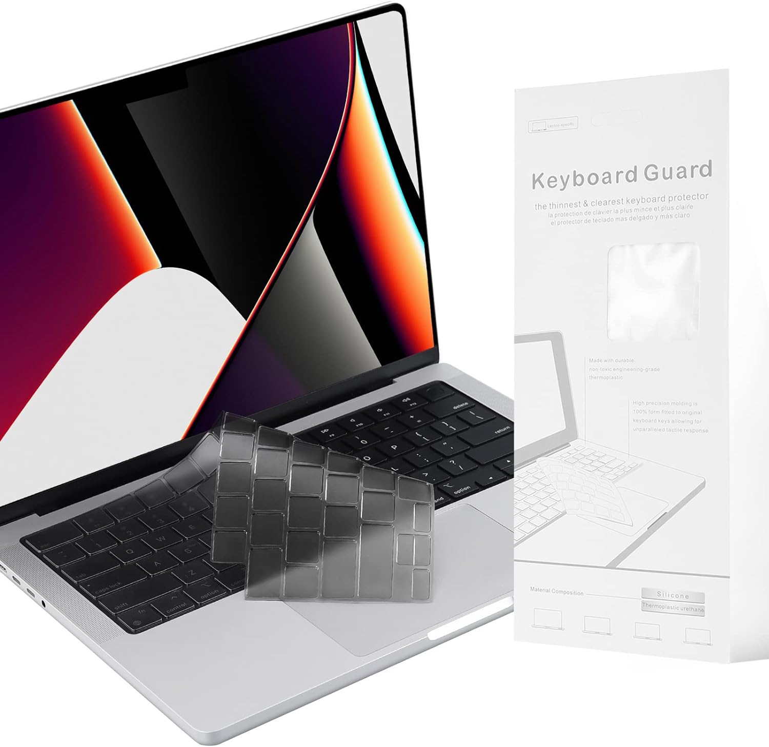 (Tinted) Ultra Thin TPU Keyboard Cover Protector Compatible with ...