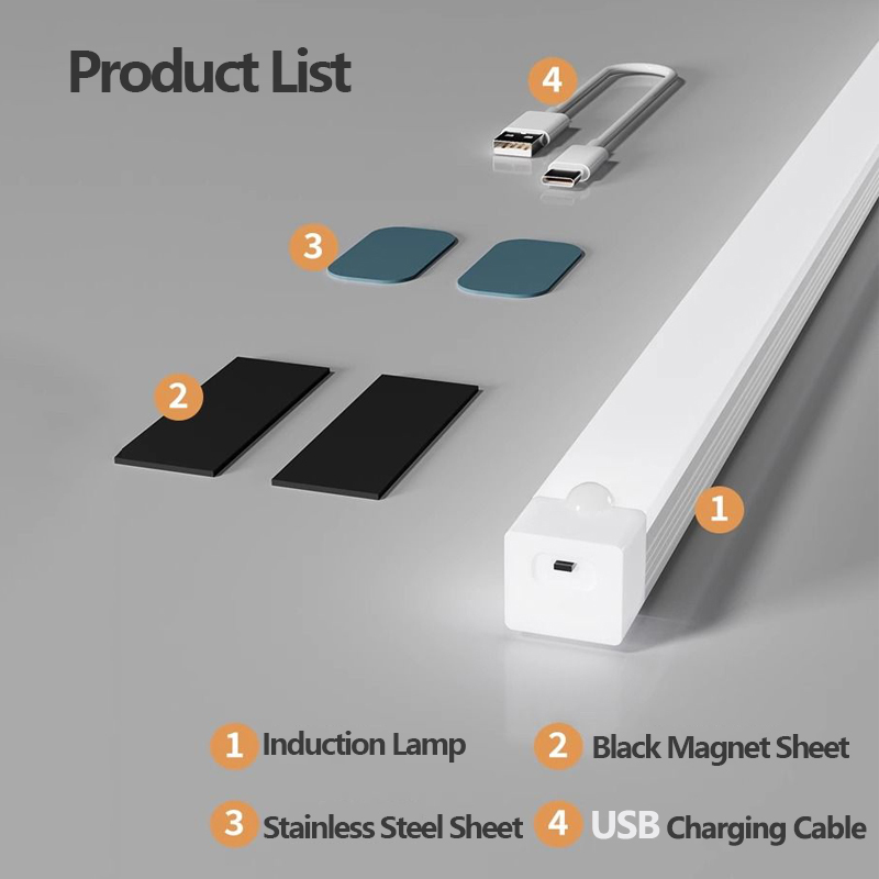 Local Delivery 】3 Colors Wireless LED Motion Sensor Light USB ...