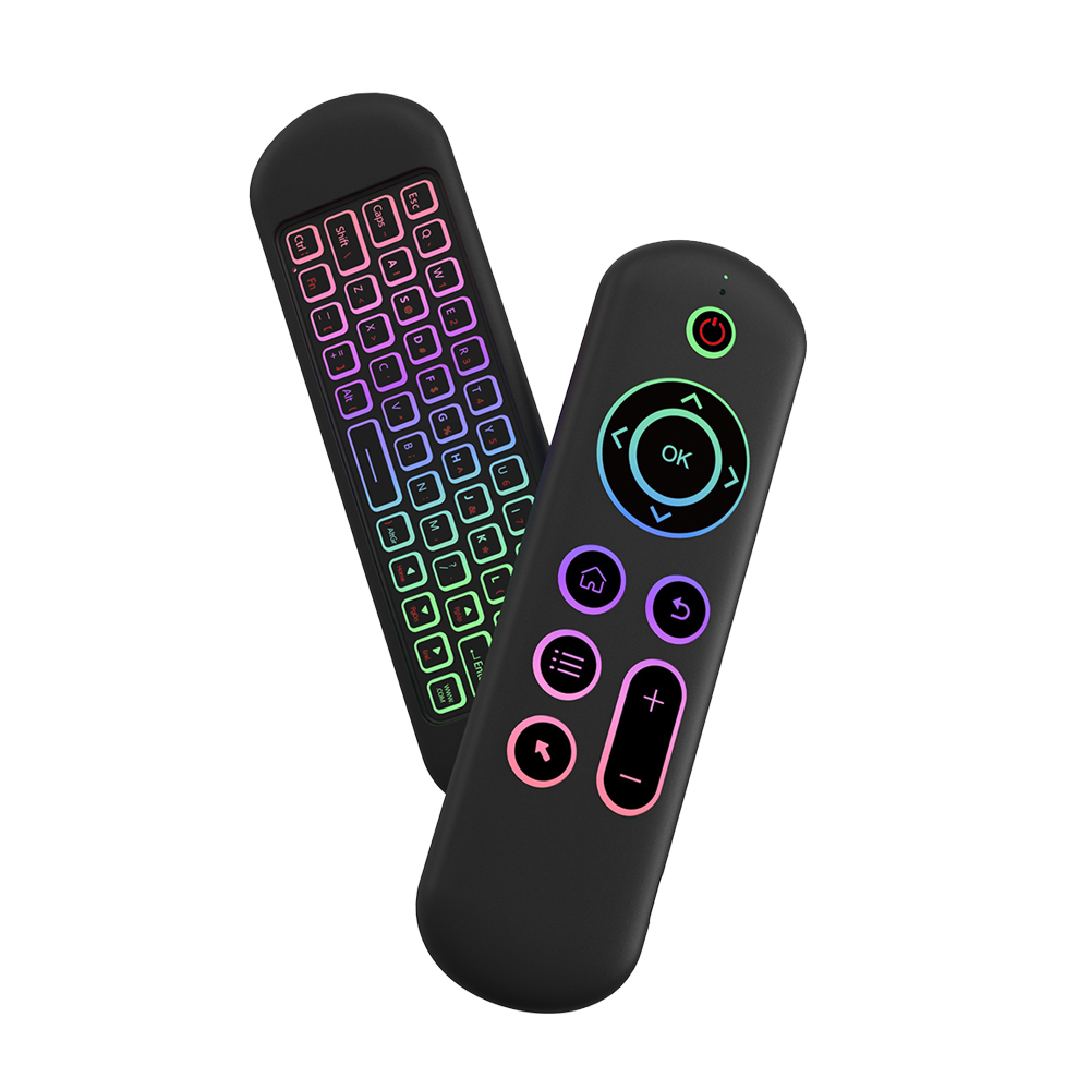Remote Control M5 2.4G&Bt5.2 7 Color Backlit Wireless Air Mouse ...