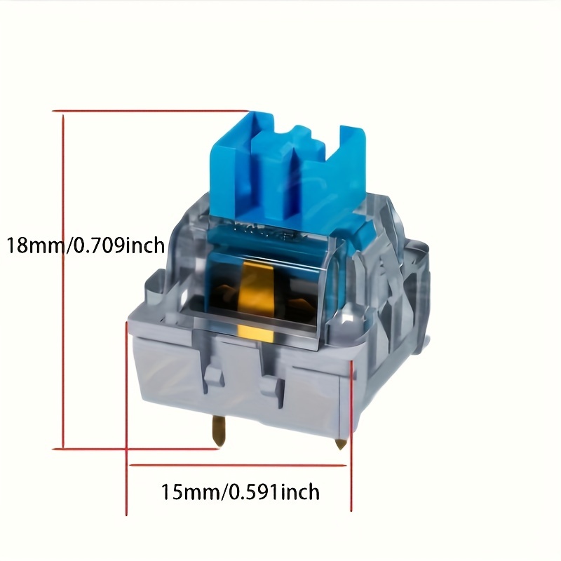 35PCS,, Mechanical Keyboard Switch,Linear Clicky Tactile Switch, Linear ...