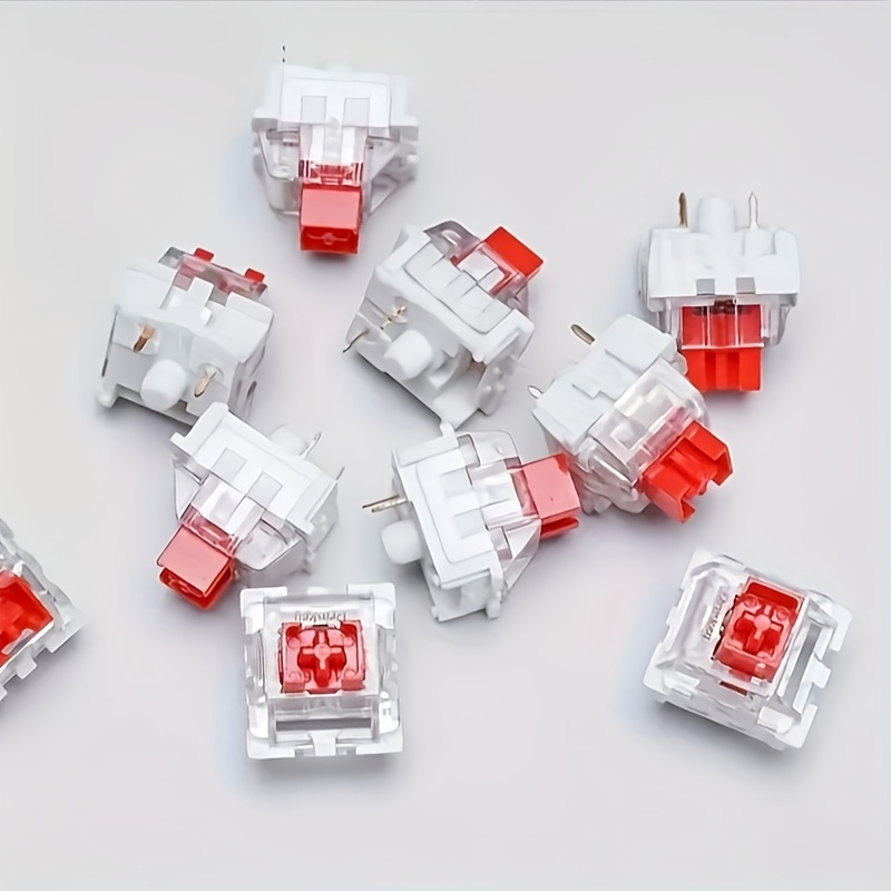 Mechanical Keyboard Switch Linear Tactile Silent Switches 110pcs 3Pin ...