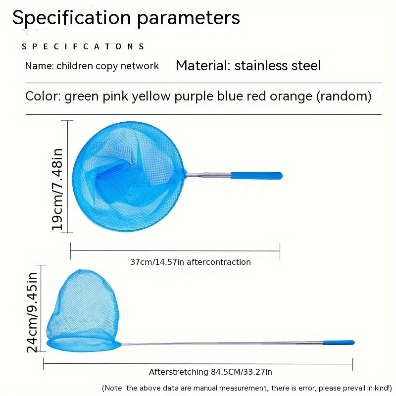 Children Small Dip Net Colorful Children's Small Net Pocket Insect Net ...