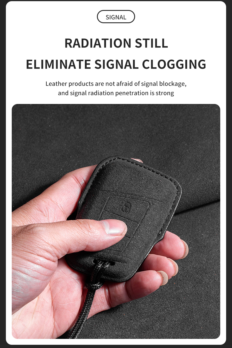 New Hight Quality 3D suede Leather Protection Cover Casing key case For ...