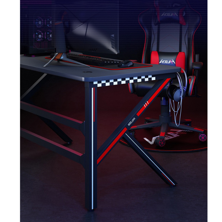 ATT 140/120CM Gaming Table Upgrade Carbon Matt Anti-Scratch PC Table ...