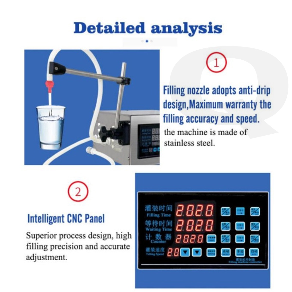 Liquid filling machine Semi Auto Digital Liquid Filling Machine 5 ...