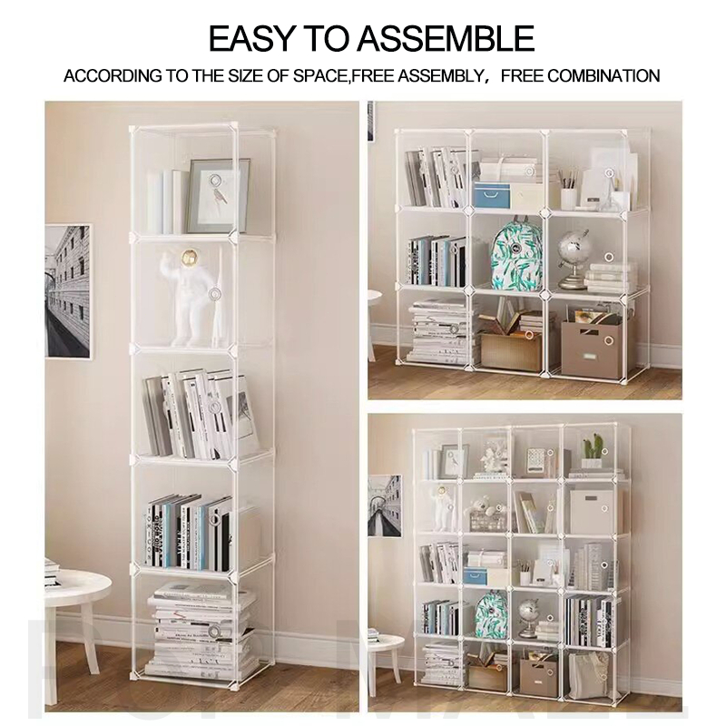 POP Transparent Storage Cabinet Stackable Doll Storage Cabinet Display ...