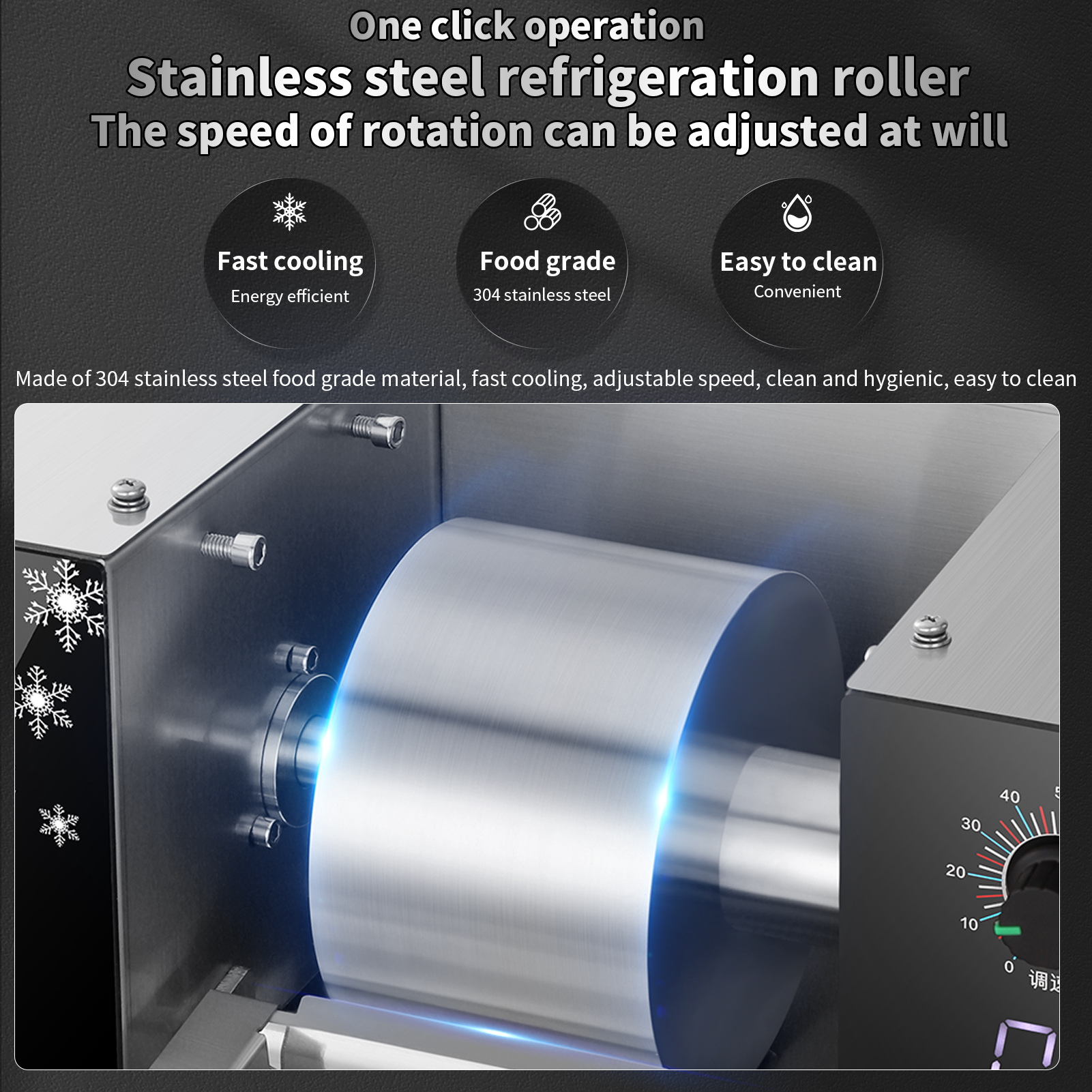 IGRLACE 800W Commercial Snowflake Ice Machine Ice Maker Smoothie Cream ...