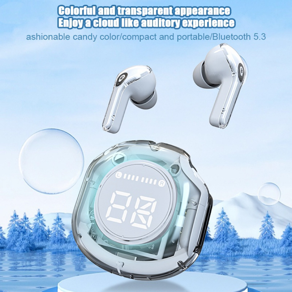 Hqai H5 Bluetooth Earphone Wireless Tws Earbuds Build-In Mic Long Battery Life Hi-Fi Sound ...