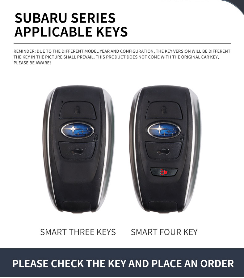 [READY STOCK]Subaru car key Case for OUTBACK FORESTER XV BRZ Alloy ...
